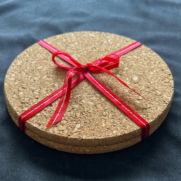 Unbranded | Kitchen | Natural Cork Round Heat Trivets Set Of Two Nwot ...